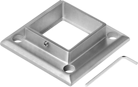 4 Pcs 2 Square Post Flange Base Heavy Duty Floor Nepal Ubuy