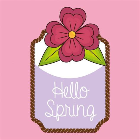 Free Vector Hello Spring