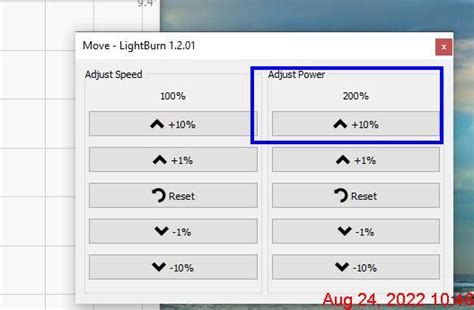 Laser Output Power Problem Lightburn Software Questions Lightburn Software Forum