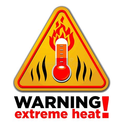 Extreme Temperature Warning Stock Illustrations 725 Extreme