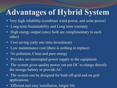 Hybrid Power Generation System Pptx Power And Energy Industry