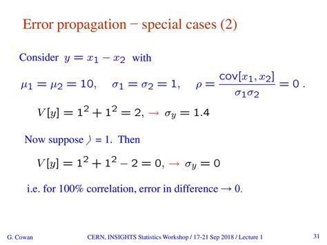 Statistics For Particle Physics Lecture 1 Fundamentals Ppt Download