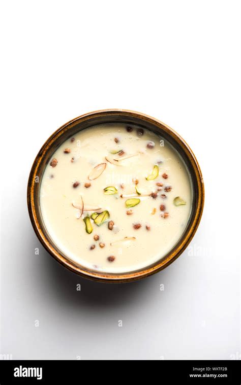 Basundi Rabri Or Rabdi Is A Dessert Made Of Condensed Milk And Dry