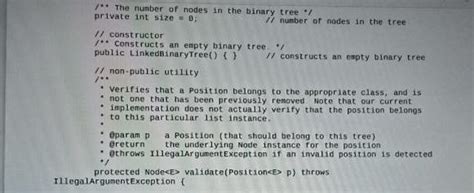 Solved Using Eclipse This Is The Lesson Example For Linkedbinarytree