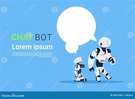 Chat Bot Robots Virtual Assistance Element Of Website Or Mobile Applications Artificial