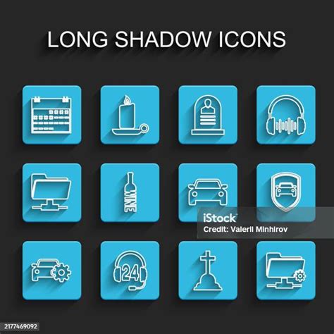 라인 자동차 서비스 지원 헤드폰 캘린더 십자가가있는 삭제 표시 Ftp 설정 폴더 와인 병 보호 보험 및 아이콘을 설정합니다 벡터 24에 대한 스톡 벡터 아트 및 기타 이미지