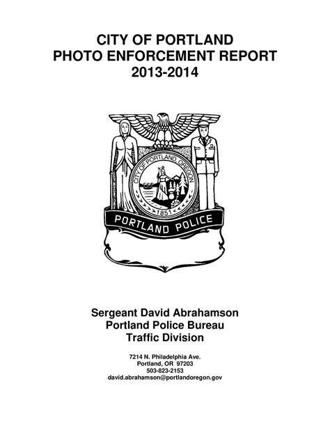 2013 2014 Legislative Report Outcome Evaluation Fixed Photo Radar