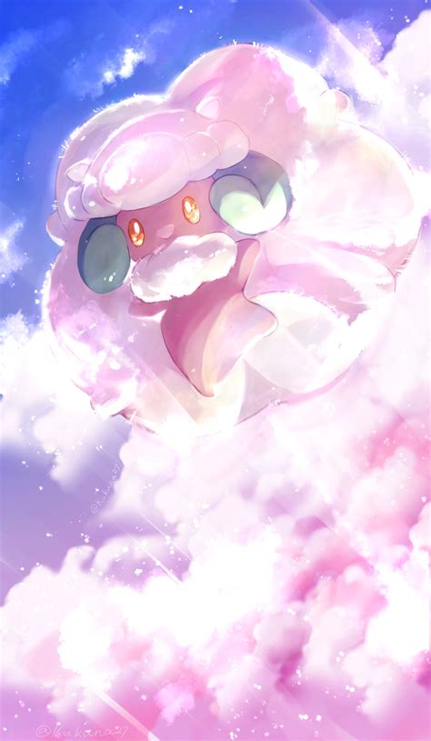Kukuna27 Whimsicott Nintendo Pokemon Highres Bug Cloud Fluffy