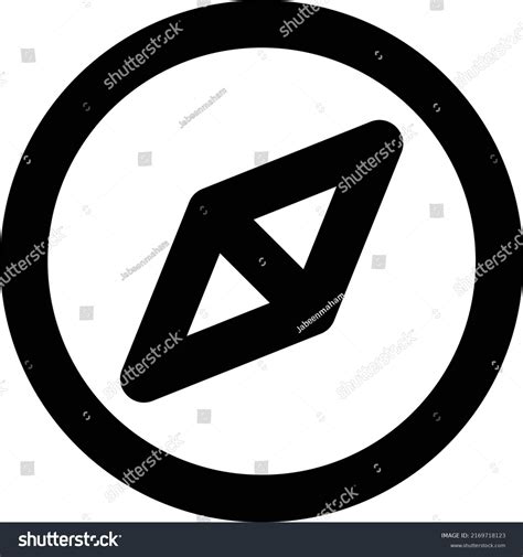 Compass Ui Ux Icon App Design Stock Vector Royalty Free 2169718123