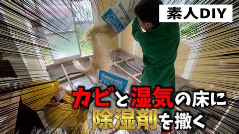 【築50年古民家diy】床下の湿気対策！湿気だらけの床下に防湿シートと調湿材を入れる｜素人diy 【6日目】 Youtube