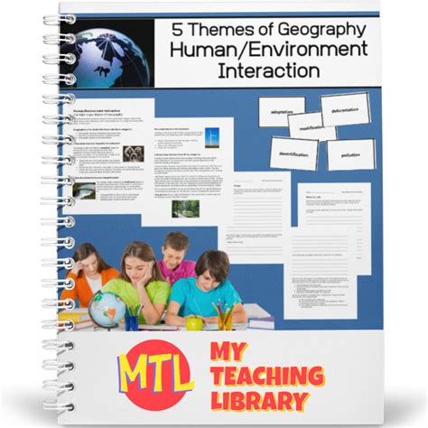 5 Themes Of Geography Human Environment Interaction My Teaching Library