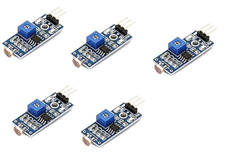 Generic Ldr 5 5pcs Ldr Module Lm393 Optical Photosensitive Ldr Light Sensor Module For Arduino