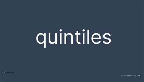 Quintiles Meaning