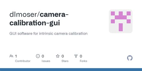 Github Dlmosercamera Calibration Gui Gui Software For Intrinsic