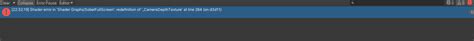 Shader Graph Error When Include Declaredepthtexture Unity Engine