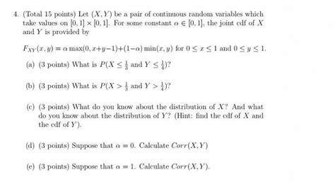 solved 4 total 15 points let x y be a pair of