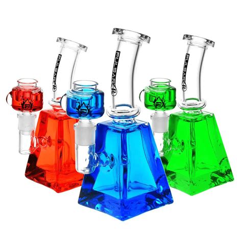 Pulsar Glycerin Squared Water Pipe L Glycerin Freeze Bong Up N Smoke