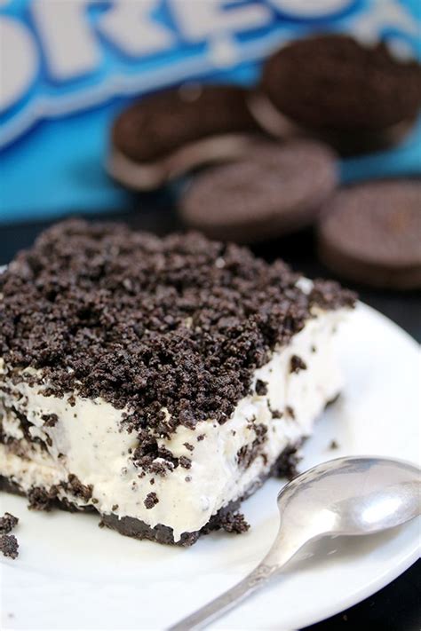 Easy Frozen Oreo Dessert Recipe Oreo Dessert Desserts Easy Desserts