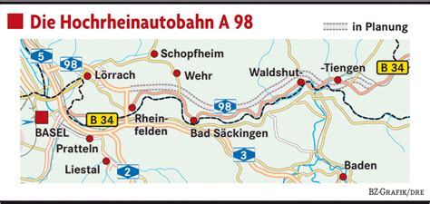 Konsens bei der A 98: Neue Trasse wird geprüft - Südwest - Badische Zeitung
