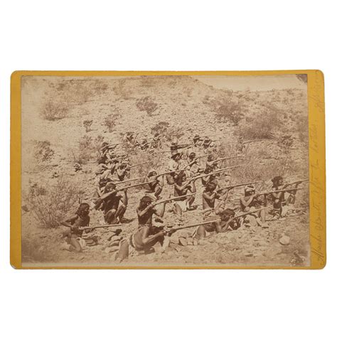 Native American Apache Scouts Boudoir Card Sold At Auction On 10th October Fleischers Auctions