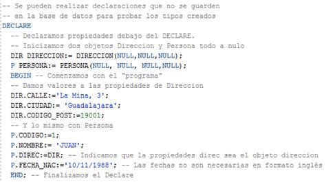 Acceso A Datos Oracle Database Sintaxis Y Ejemplos Programando A