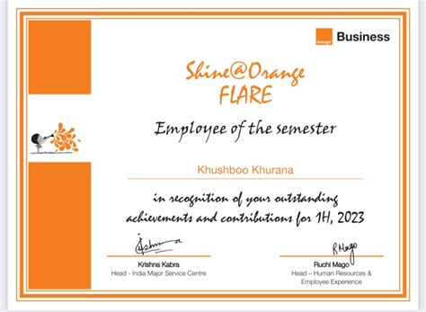 🌟 honored to receive the ‘flare employee of the semester award of 1h