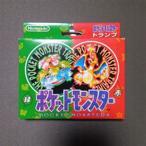ポケットモンスター トランプ 赤 緑 未開封 未使用品 任天堂 メルカリ