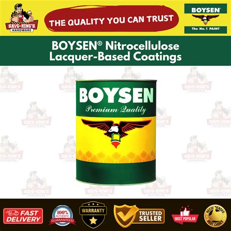 Boysen® Nitrocellulose Lacquer Based Coatings Savg Kings Hardware Trading