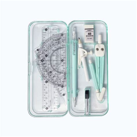 Thexin 9 Pcs Geometry Compass Sets Drafting Compasses Set Geometry