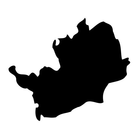 Hertfordshire Map Ceremonial County Of England Vector Illustration