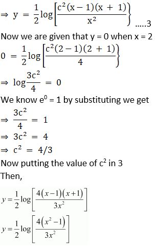 NCERT Solutions For Class 12 Maths Chapter 9 Differential Equations Ex