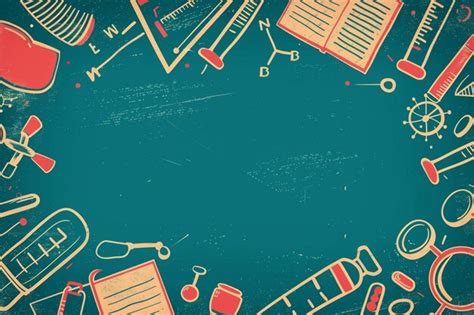 Premium Photo Vintage Science Education Background