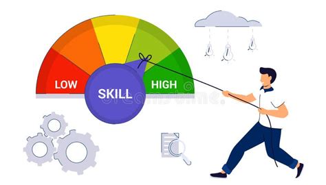 Skill Levels Growth Concept Of Professional Or Educational Knowledge