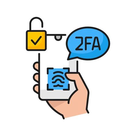 2fa two factor verification icon security code vector image