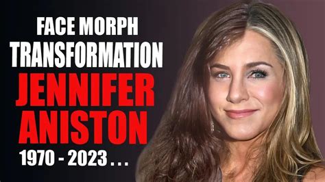 Jennifer Aniston Transformation Face Morph Evolution 1970 2023