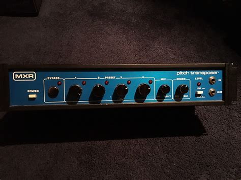 Mxr Pitch Transposer 1980s Reverb