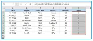 Count Unique And Distinct Values In Excel With Formula Or Pivot Table