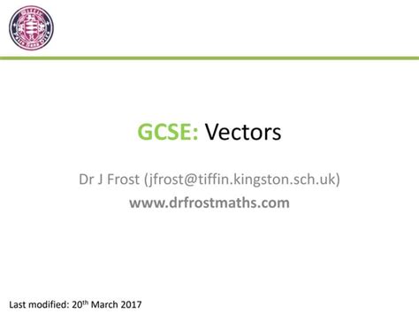 Gcse Vectorspptx