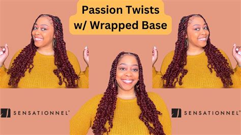 How To Passion Twists W Wrapped Base Beginner Friendly Tutorial Youtube
