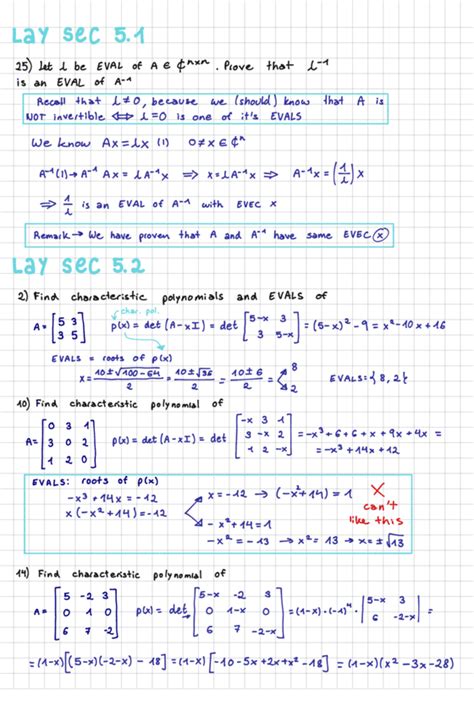 Linear Algebra Exercisespdf