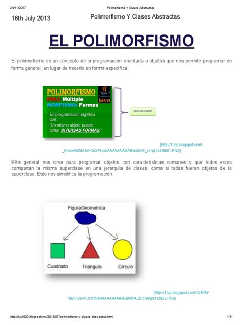 Polimorfismo Y Clases Abstractas Pdf Herencia Programación Orientada A Objetos C