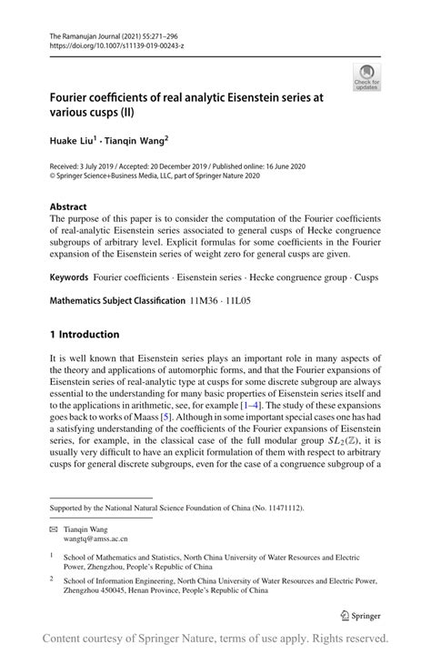 Fourier Coefficients Of Real Analytic Eisenstein Series At Various Cusps Ii