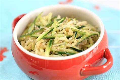 ズッキーニの最も簡単で美味しい食べ方、ズッキーニのごま和えの作り方│soraironote