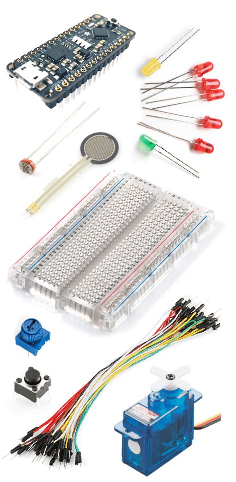 The Courses Components Kit Includes From The Top An Arduino