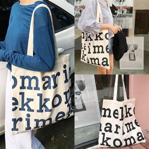 กระเป๋าผ้า Mekko 3 สี ใบใหญ่ เนื้อผ้าดี เหมือนแบบ100 ขนาด 46x40 สายยาว