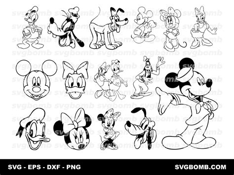 Mickey Mouse Clubhouse Svg Eps Vector Png Svgbomb