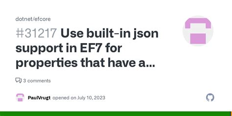 Use Built In Json Support In Ef7 For Properties That Have A Different