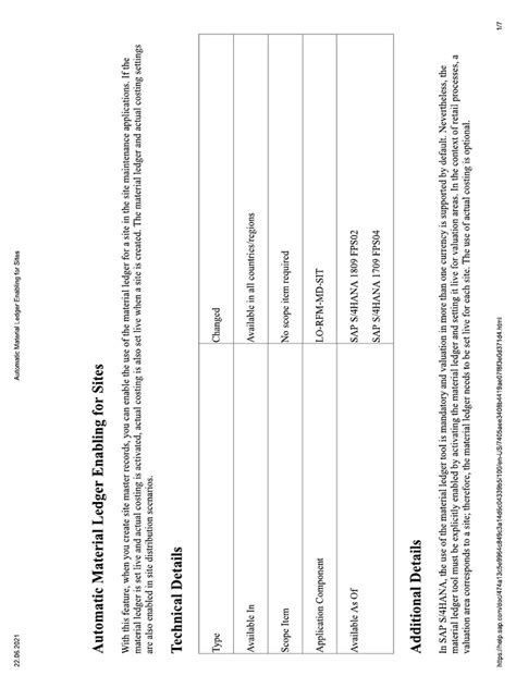 Automatic Material Ledger Enabling For Sites Pdf