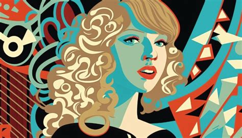 Taylor Swift In The Art Style Of Josh Agle