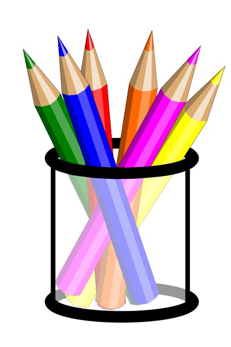 Colored Pencil Free Stock Clipart